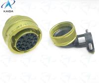 China ZH23 Series Circular Electrical Connector Anodized Aluminum Shell for Industrial Applications。ZH23-19/24P-8-B with Elbow Cable Clamp. for sale