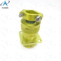 China ZH23-10/18P-2-B Circular Electrical Connector with Temperature Range -55C To 125C.Straight Cable Clamp, Anodized Aluminum for sale