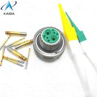 China MIL-DTL-38999 Series Ⅲ Threaded Coupling Type -55°C To 125°C for High Temperature Environments.Durmalon Plated.Long Salt Spary Resistance.D38999/26TC35SA for sale