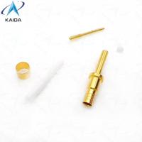 China Insulated Crimp Type D38999 Series Copper Alloy Connectors for Heavy-Duty Applications.16# Coax  Male Contacts.Amphenol&Souriau for sale