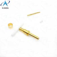 China Insulated Crimp Type D38999 Series Copper Alloy Connectors for Heavy-Duty Applications.16# Coax  Male Contacts.Amphenol&Souriau for sale