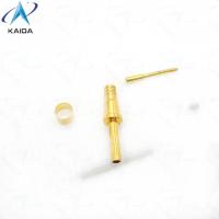 China Insulated Crimp Type D38999 Series Copper Alloy Connectors for Heavy-Duty Applications.16# Coax  Male Contacts.Amphenol&Souriau for sale