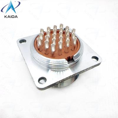 China 2PM Series Circular Electrical Connector Receptacle Engineered for Electrical Connections in Industrial Automation and Control Systems.2PM30K24Z for sale