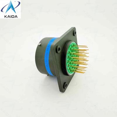 China MIL DTL 38999 Series Ⅰ Box Mounting Receptacle Connectors.88-628717-41S.Shell Size 21,41 PCB Contacts.Olive Green Cadmium.LJTP02R for sale