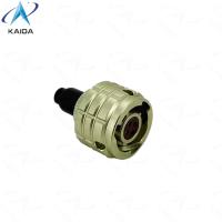 China 4 Number Of Contacts OHS-BC-1-4/10-P12-1-B，OHS-BC-1(2) series substitutes of Russian ONTs-BS-1(2)。Aluminum aloy surface anodized treatment. Plugs with straight plastic backshell.Contact:Ø 1 mm for sale