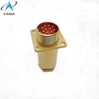 China PC Series Russian Standard Connector PC-10ZJ 10 Contacts Square Flange Receptacle.Aluminum Alloy, Chromated Finish.PC-10ZB. for sale