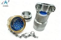 China Custom Hermetic Connectors.Low Leak Rate.Stainless Steel Passivated.220-06E16-19PN.Gule Sealed for sale