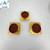 China Bayonet Coupling PC-50Z PC Series Russian Standard Connector.Anodized Yellow Plating.50 Pins. for sale