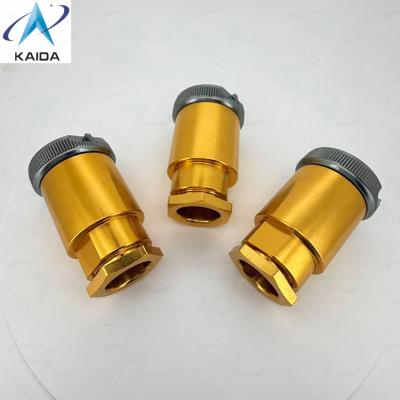 China Bayonet Coupling PC-32T PC Series Russian Standard Connector.Anodized Yellow Plating.32 Pins.Straight Plug with Backshell for sale