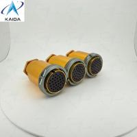 China Bayonet Coupling PC-32T PC Series Russian Standard Connector.Anodized Yellow Plating.32 Pins.Straight Plug with Backshell for sale