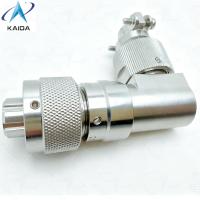 China 4 Number of Contacts YMC Series Corrosion-Resistant & Waterproof Electrical Connectors YMC18T4K1N.Stainless Steel Passivated.90° Backshell for sale