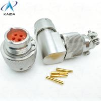 China 4 Number of Contacts YMC Series Corrosion-Resistant & Waterproof Electrical Connectors YMC18T4K1N.Stainless Steel Passivated.90° Backshell for sale