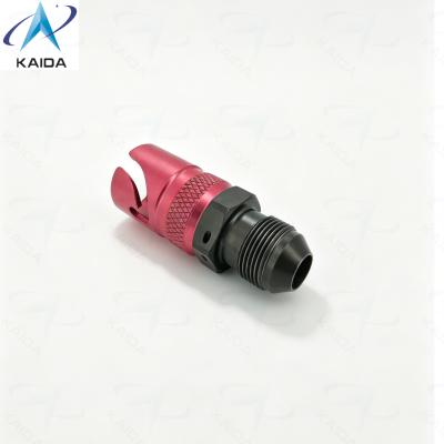 China Hard Anodized Aluminum Fluid Connectors Part Number KK05-T-R-A03 Push-pull Rotation Bayonet Locking Alternative for TSA-5T03RALJM  Jonhon Liquid Cooling Connector. for sale