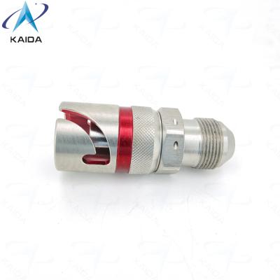 China Bayonet Fluid Connectors KK08-T-R-A04-SS Alternative for Jonhon TSA-8T03RSSJM Stainless Steel  Passivated.Liquid Cooling Connector for sale