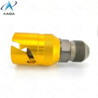 China Hard Anodized Aluminum Alloy KK Series Bayonet Fluid Connectors.KK12-T-R-A03 Alternative for Jonhon TSA-12T02RALJM.Liquid Cooling Connector for sale