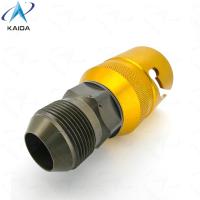 China Hard Anodized Aluminum Alloy KK Series Bayonet Fluid Connectors.KK12-T-R-A03 Alternative for Jonhon TSA-12T02RALJM.Liquid Cooling Connector for sale