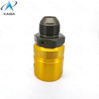 China Burst Pressure 2MPa Bayonet Fluid Connectors Constructed from Hard Anodized Aluminum Alloy.KK10-T-Y-A01 Alternative for Jonhon TSA-10T02YALJM.Liquid Cooling Connector. for sale