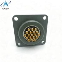 China Solder Contact Type MIL-DTL-26482 Series Ⅰ 500V Voltage Rating Circular Connector .Custom Square Flange Receptacle.MS3112R14-19SN-01 for sale