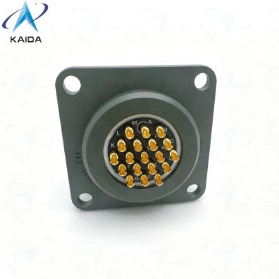 China Solder Contact Type MIL-DTL-26482 Series Ⅰ 500V Voltage Rating Circular Connector .Custom Square Flange Receptacle.MS3112R14-19SN-01 for sale