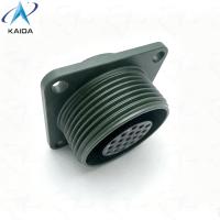China Solder Contact Type MIL-DTL-26482 Series Ⅰ 500V Voltage Rating Circular Connector .Custom Square Flange Receptacle.MS3112R14-19SN-01 for sale