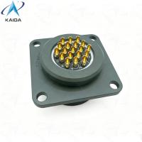 China Solder Contact Type MIL-DTL-26482 Series Ⅰ 500V Voltage Rating Circular Connector .Custom Square Flange Receptacle.MS3112R14-19SN-01 for sale