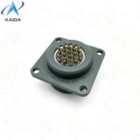 China Solder Contact Type MIL-DTL-26482 Series Ⅰ 500V Voltage Rating Circular Connector .Custom Square Flange Receptacle.MS3112R14-19SN-01 for sale
