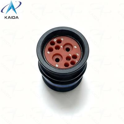 China Crimp Contact Type Circular Electrical Connector Receptacle With Banding Platform.2M Micro38999 Connector Series.2M801-009-01C10-202SA for sale