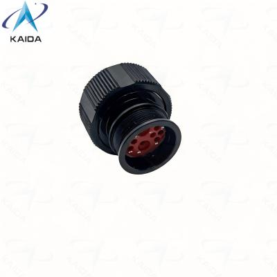 China -65°C to +175°Circular Electrical Connector Series 2M Micro38999 Connector Series.2M801-007-16C10-202PA.Balck Anodized. for sale