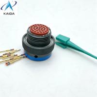 China 31 Pins MIL DTL 38999 Series Ⅱ Electrical Connector .MS27484T14B35P.Straight Plug.MS27484T14B35P.Olive Green Cadmium for sale