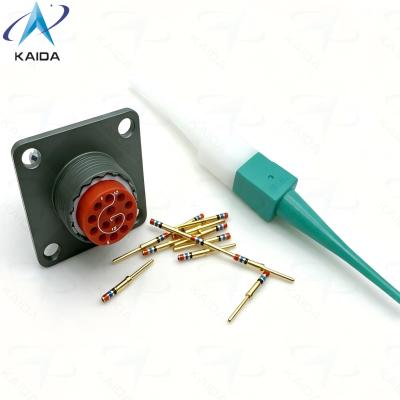 China MIL-DTL-38999 Series Ⅱ Wall Mounting Receptacle Designed for Back Panel Mounting.MS27497T10B35P.Complies with JTPQ00R specification. for sale