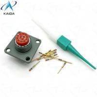 China MIL-DTL-38999 Series Ⅱ Wall Mounting Receptacle Designed for Back Panel Mounting.MS27497T10B35P.Complies with JTPQ00R specification. for sale