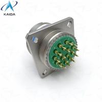 China MIL-DTL-38999 Series III Circular Connector with PCB Contacts, IP67 Rating and PPS Insulator for sale