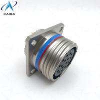 China MIL-DTL-38999 Series III Circular Connector with PCB Contacts, IP67 Rating and PPS Insulator for sale