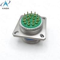 China MIL-DTL-38999 Series III Circular Connector with PCB Contacts, IP67 Rating and PPS Insulator for sale