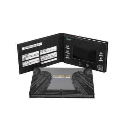 China 4.3 Inch Lcd Tft Flexible Video Invitation Cards Embossing printing for sale