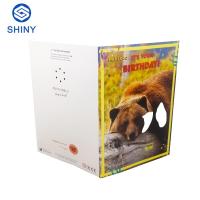 China OEM Happy Birthday Musical Greeting Card Glossy Lamination for sale