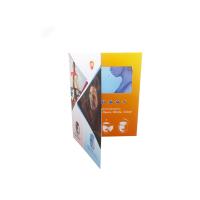 China Transparent Display LCD Video Brochure Card Customized For Festival for sale