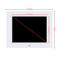 China Acrylic 12MB-16GB Wifi Cloud Digital Photo Frame 7 Inch Android HD 1080p for sale