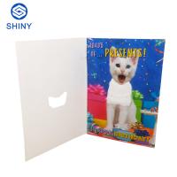 China Custom Happy Birthday Recordable Musical Greeting Cards With Sound for sale