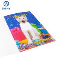 China Custom Happy Birthday Recordable Musical Greeting Cards With Sound for sale