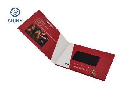 China Modern Novel Design Video Brochure Card Offset Printing for sale