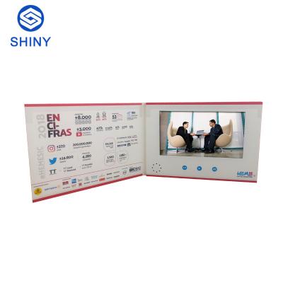 China A5 Digital  CMYK Lcd Screen Video Brochure 2.4 Inch 4.3 Inch 5 Inch 7 Inch for sale