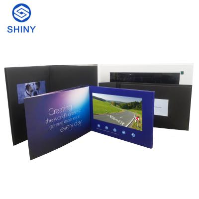 China 7 Inch LCD Display Blank Video Name Business Card For Real Estate Gift Market for sale