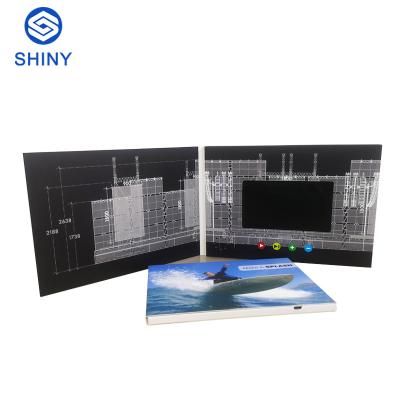 China Customeized 5 inch Lcd Greeting Card For Invitation for sale