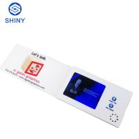 China Cote 7.0 Inch Lcd Screen Invitation Video Card With Gold Foil for sale
