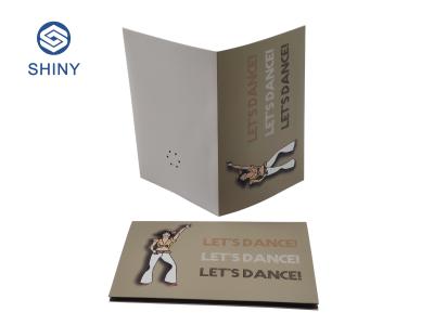 China Birthday Voice Record Greeting Card With Full 4C Color Printing for sale