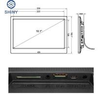 China Video Album 10.1 Inch Smart Wifi Digital Photo Frame Full Hd 1080P for sale