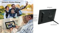 China Full Hd 1080P Electronic Picture Frame Wifi Video Album 10.1 Inch for sale