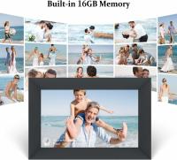 China Auto Rotate IPS Touch Screen WiFi Digital Photo Frame Customized for sale