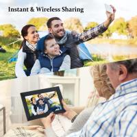 China Auto Rotate IPS Touch Screen WiFi Digital Photo Frame Customized for sale
